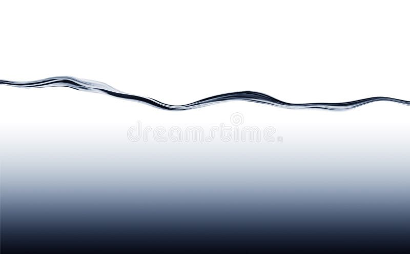 Blue Flowing Water Wave with Deep Water Gradient Stock Image - Image of ...