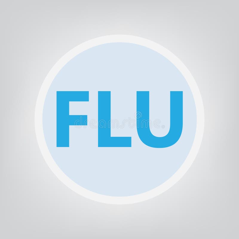 Flu concept stock vector. Illustration of pandemic, graphic - 124181537