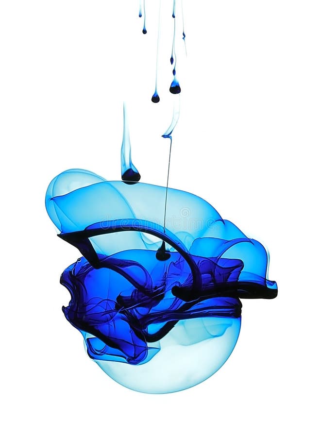 Blue fluid form stock photo. Image of draped, smooth, light - 8523580