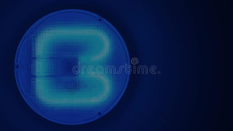 Blue Fluorescent Light Flickering on and Off Stock Video - Video of ...