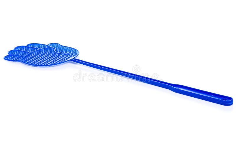 Blue fly swatter stock image. Image of device, flyswatter - 177498017