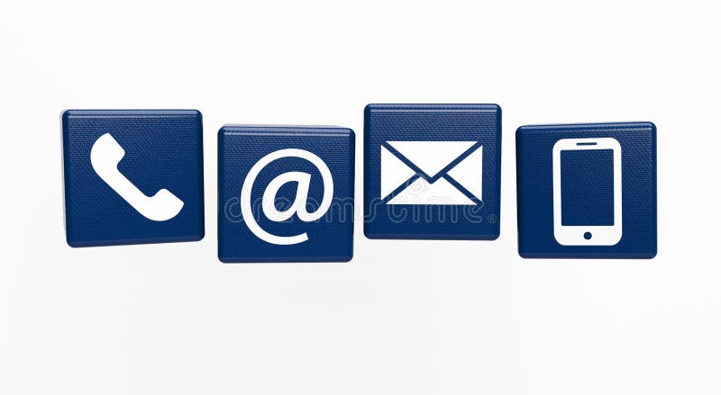 Contact Icons Blue Stock Illustrations – 10,103 Contact Icons Blue ...