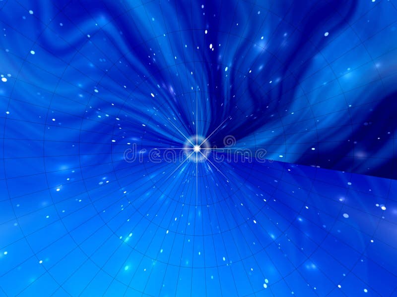 Blue foggy galaxy stock illustration. Illustration of backgrounds - 976395