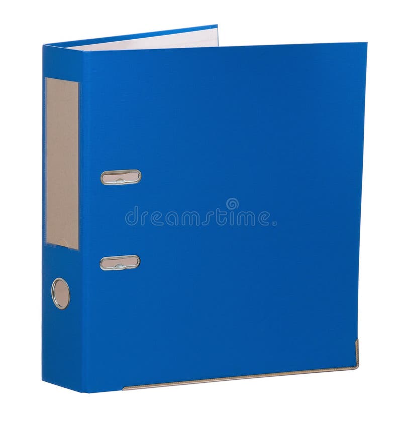Blue folder stock photo. Image of paperwork, organization - 31160932