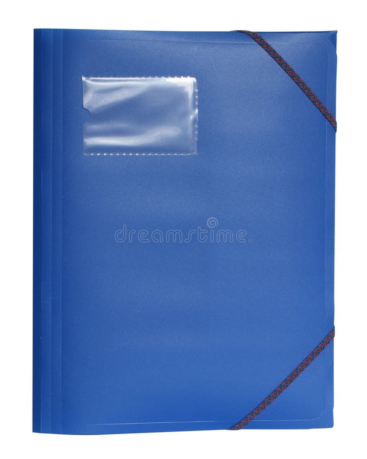 A blue folder stock image. Image of file, business, paper - 30724571