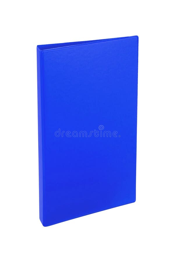 Blue folder isolated stock photo. Image of paper, office - 128918802