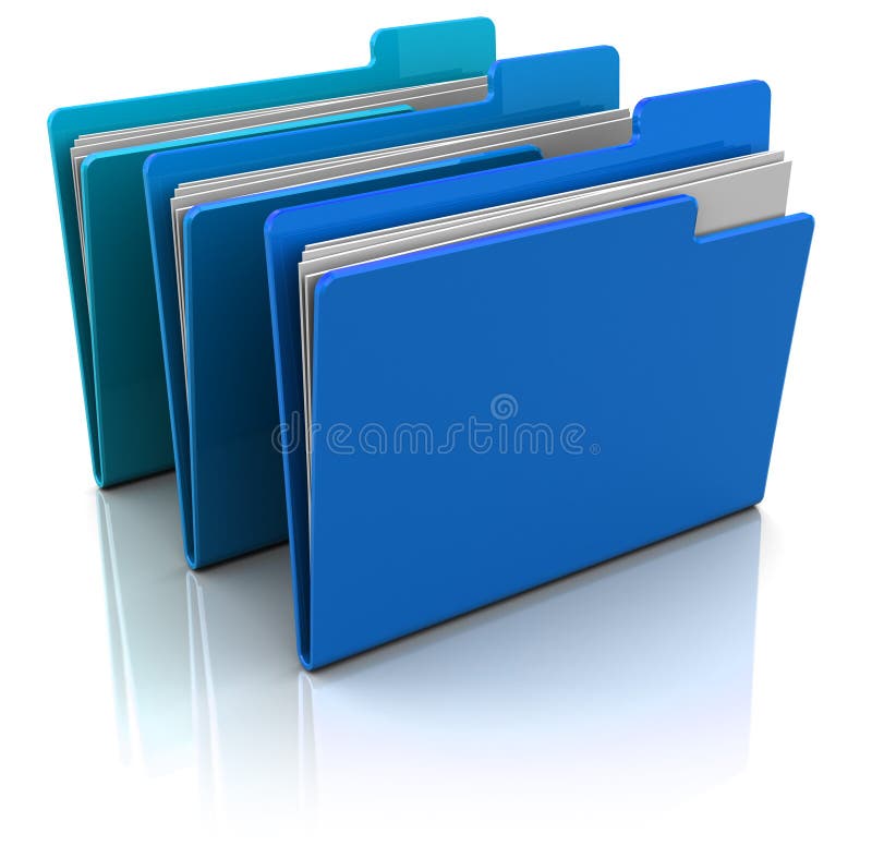 Folder icon stock illustration. Illustration of organize - 7710657