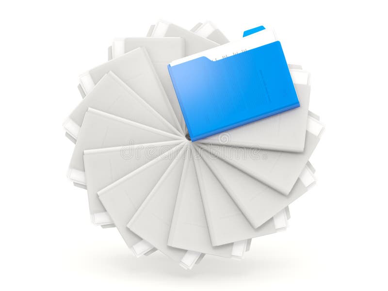 Blue folders in a row stock illustration. Illustration of full - 63429012 Blue folders in a row stock illustration. Illustration of full - 63429012