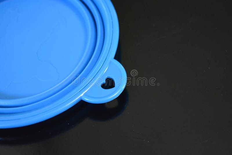 Blue Folding and Multifunctional Rubber Plate, a Bowl with a Plastic ...