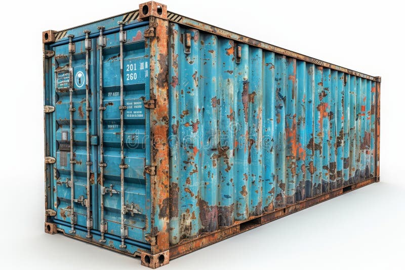 Blue 20 Foot Shipping Container for Long Term Storage and Cargo ...