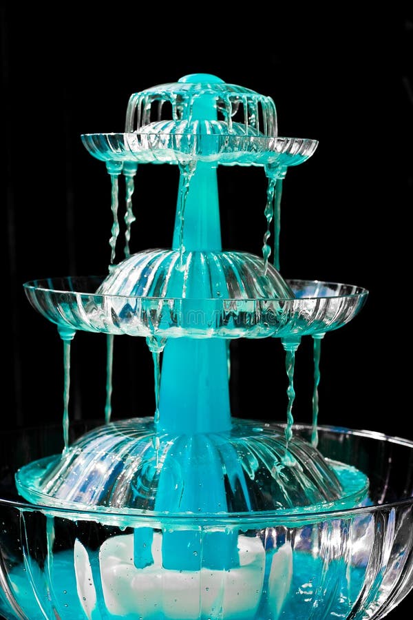 Blue Fountain stock photo. Image of scene, destinations - 4638990