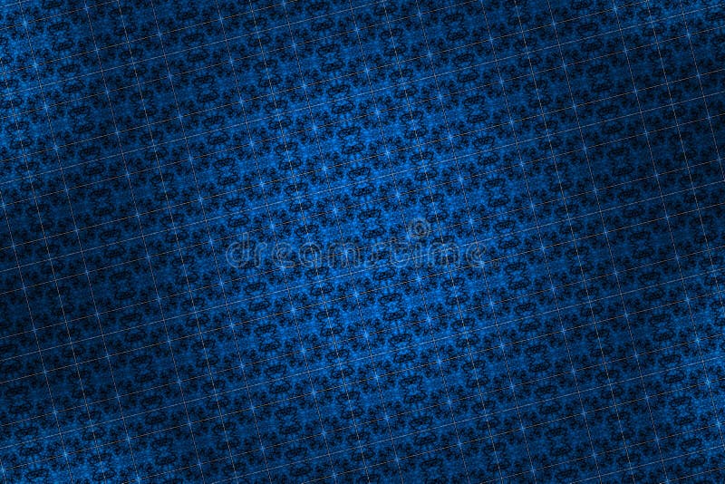 Blue Fractal Crystal Shiny Shape Pattern Light Depth Diagonal ...