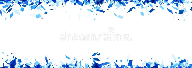 Blue Fragments Cascade stock vector. Illustration of background - 309656653