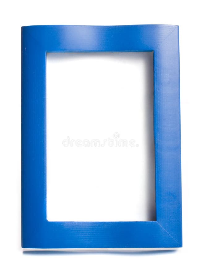 Blue frame stock photo. Image of exhibition, museum, isolated - 13607072