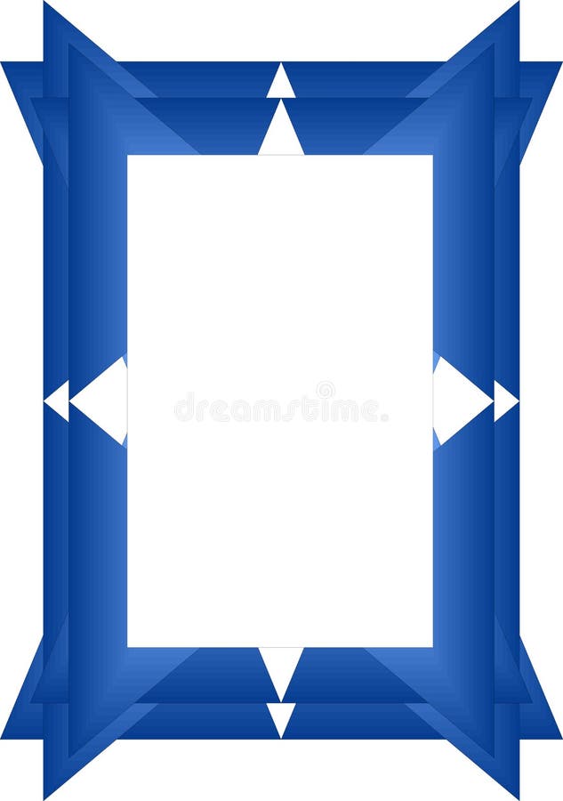 Blue frame stock illustration. Illustration of backdrop - 92707727