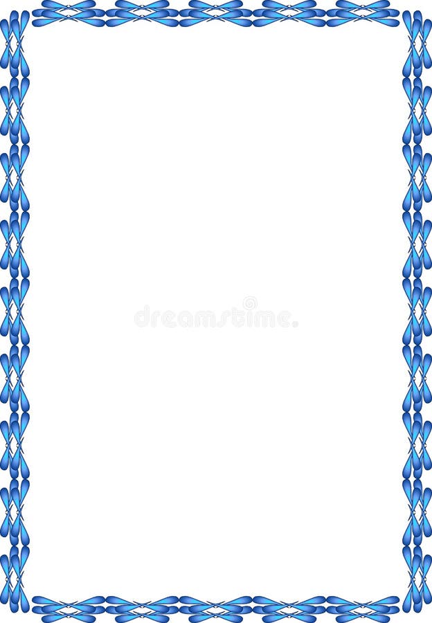 Fancy Blue Border