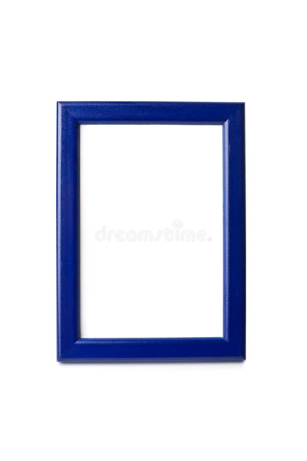 Blue frame isolated stock image. Image of exhibition, furniture - 7252223
