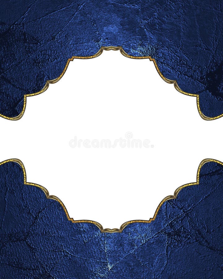 Blue Frame for Presentation. Template for Design Stock Illustration ...
