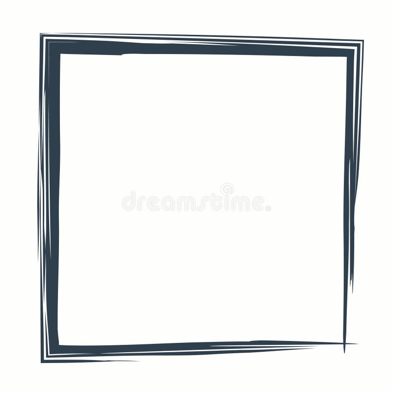 Blue Frame for Your Ideas and Designs. Stock Illustration ...