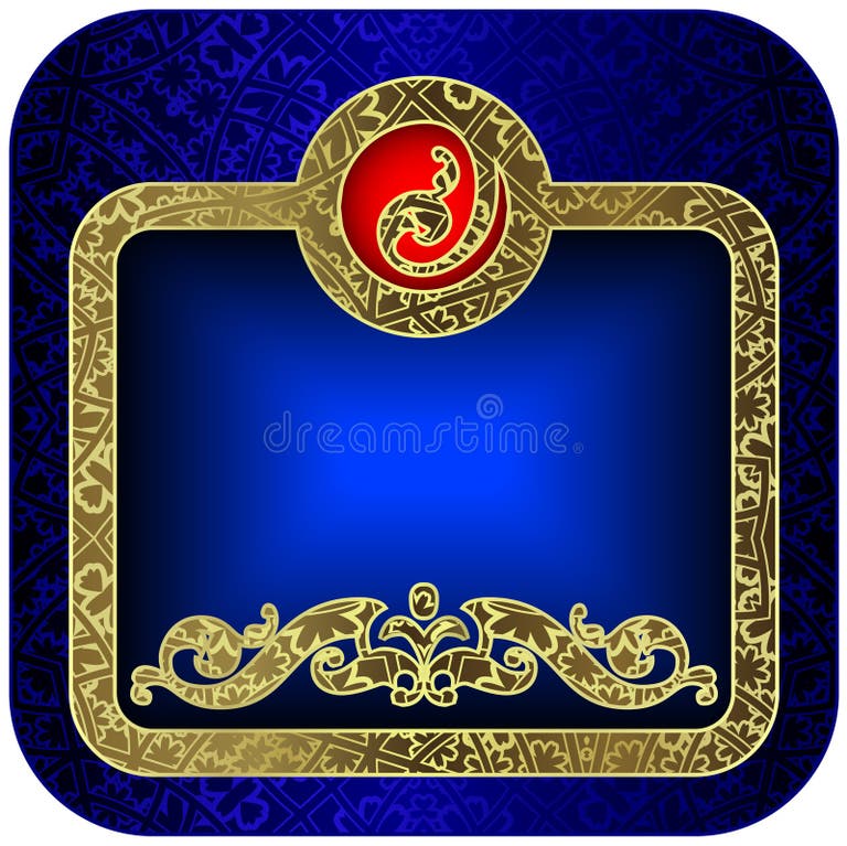 Blue framework stock vector. Illustration of design, blue - 5188634
