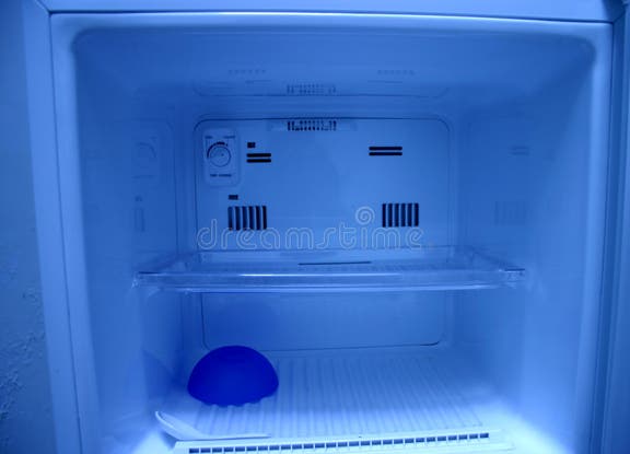 Blue fridge stock image. Image of appliance, utensils - 1894723