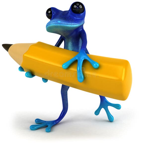 Blue frog stock illustration. Illustration of frog, sticky - 20056096