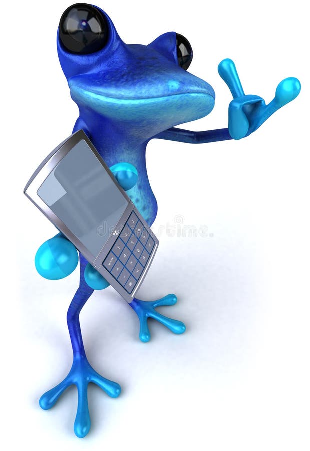 Blue frog stock illustration. Illustration of tropics - 20056125
