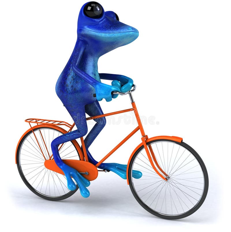 Blue frog stock illustration. Illustration of jump, sticky - 26340611