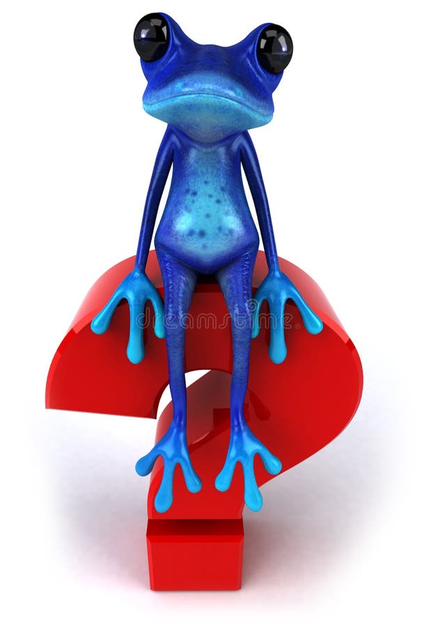 Blue frog stock illustration. Illustration of jump, sticky - 26340611