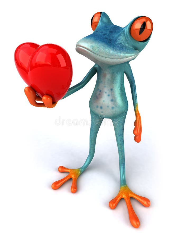 Blue frog stock illustration. Illustration of sticky - 24870581