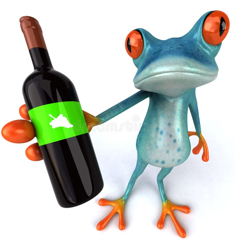 Blue frog stock illustration. Illustration of jump, sticky - 26340611
