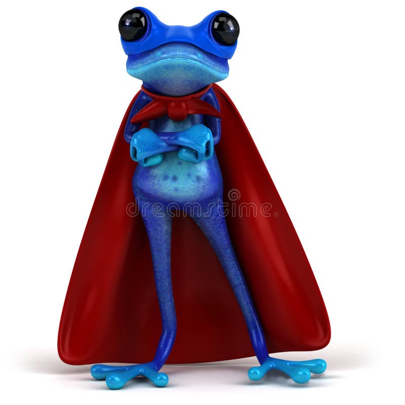 Blue frog stock illustration. Illustration of jump, sticky - 26340611