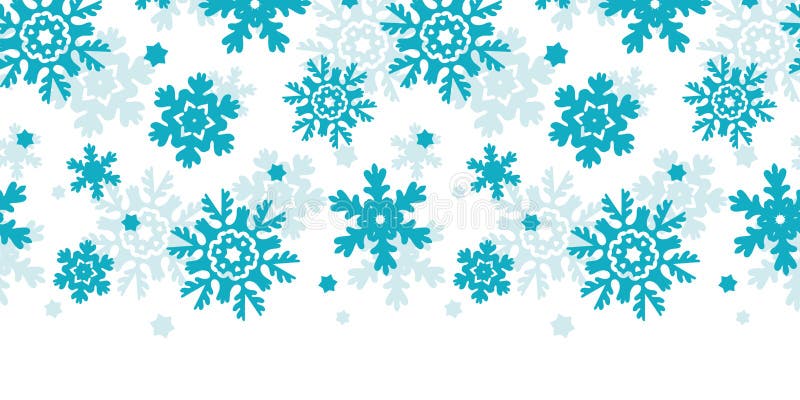 Snowflakes Seamless Pattern Stock Vector - Illustration of yule ...