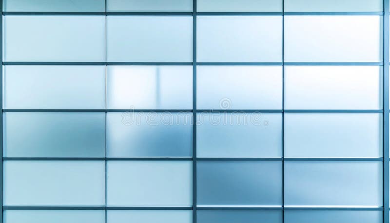 Blue Frosted Glass Wall Panel Grid Texture Background Stock ...