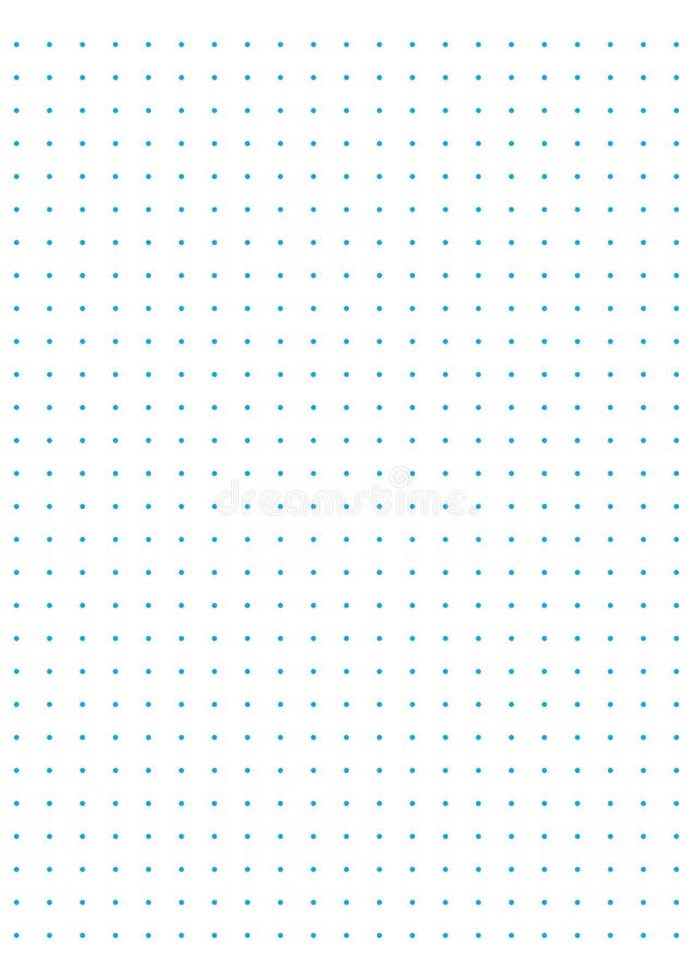 Blue Full Page Centimeter Dot Paper Vector Stock Vector - Illustration ...