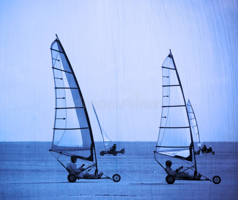 Blue fun on the beach stock image. Image of colour, competition - 20442319