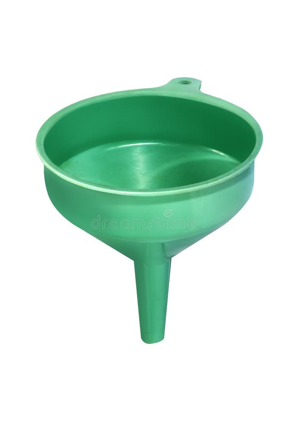 A Blue Funnel White Background Isolation Stock Image - Image of studio ...