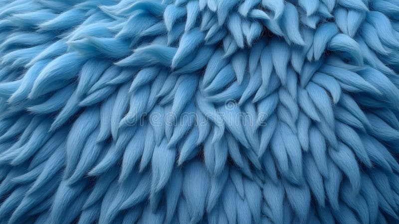 Blue Fur Texture Background. Close Up of Fluffy Blue Fur Texture. Stock ...