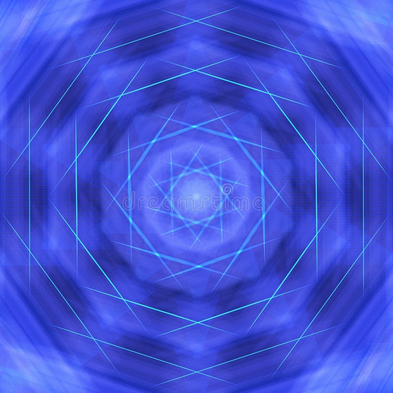 Blue Futuristic Circular Pattern. Circular Abstract Background Stock ...