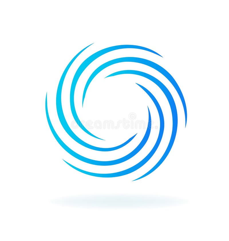 Blue Futuristic Circular Wave Vector Stock Vector - Illustration of ...