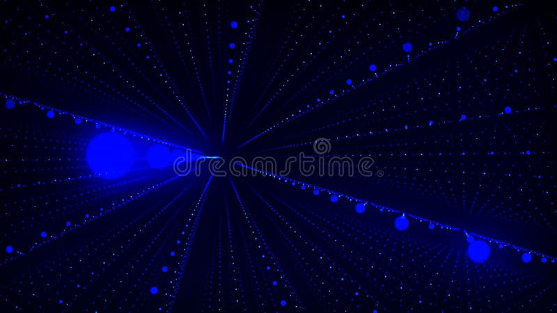 Blue Futuristic Flow. Data Flow Information. Digital Communication ...