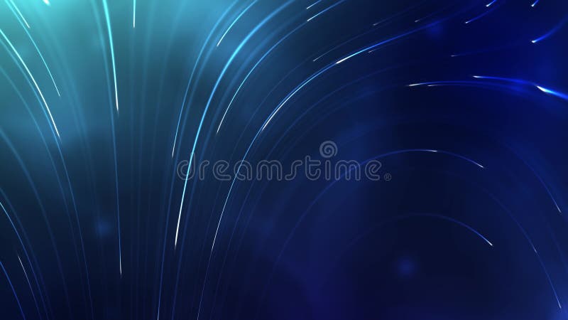 Blue Futuristic Stream. Creative Abstract Background Stock Footage ...