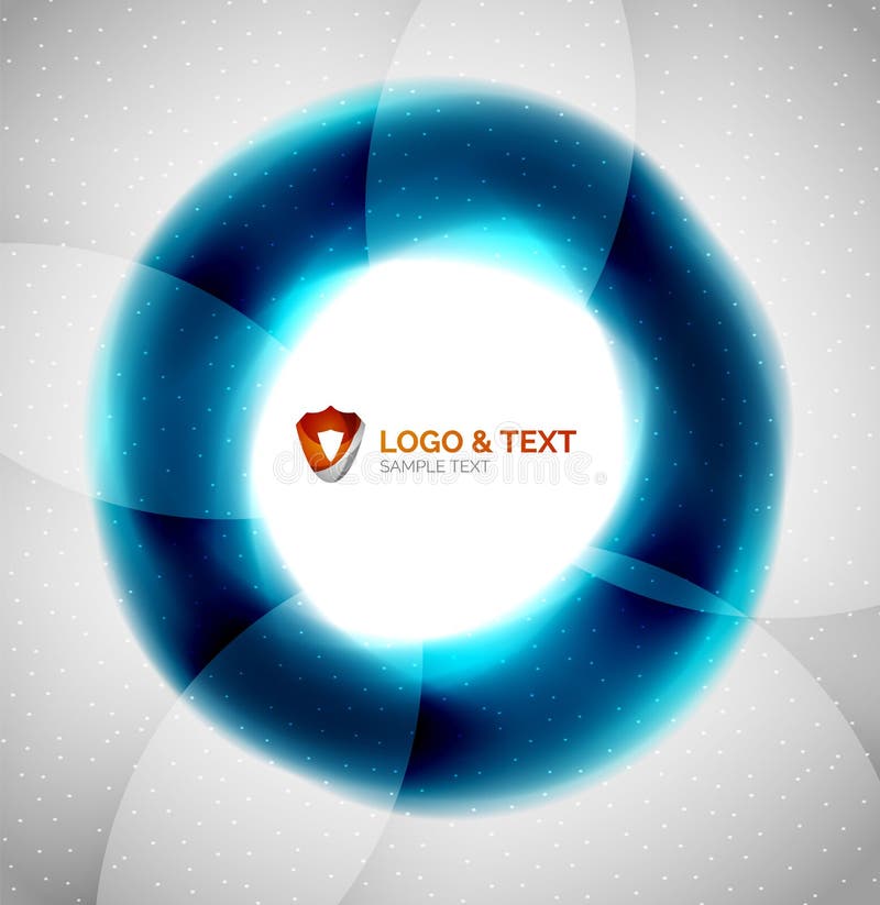 Futuristic Blue And Green Color Shapes Stock Vector - Illustration of ...