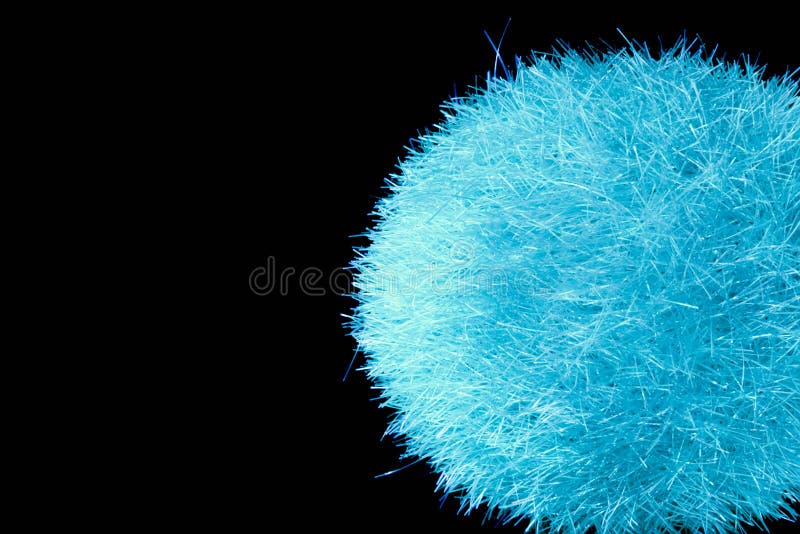 Blue Fuzzy Toy Surprised by Bubbles in Pink Stock Image - Image of ...