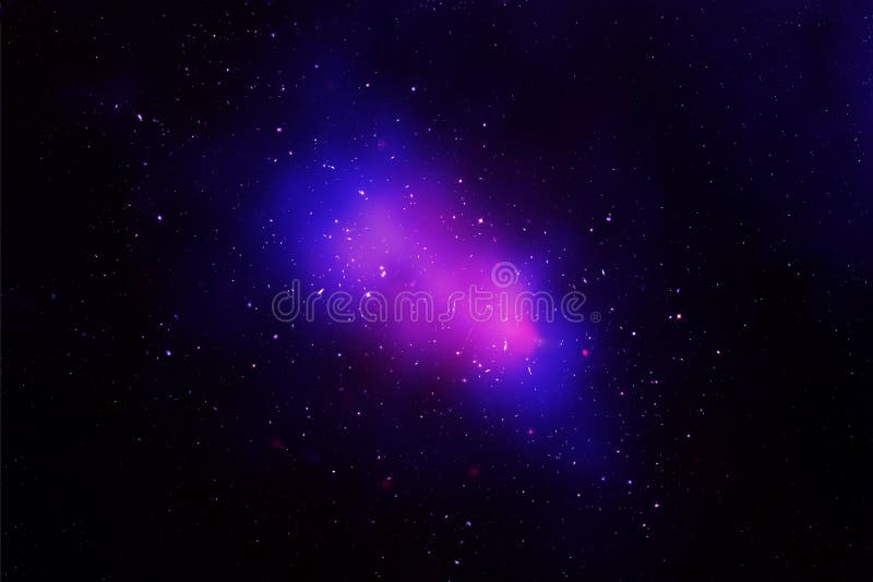 Blue Galaxy in Deep Space. Elements of this Image Were Furnished by ...
