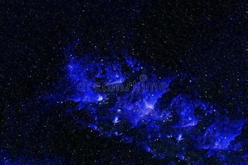Blue Galaxy in Deep Space. Elements of this Image Were Furnished by ...