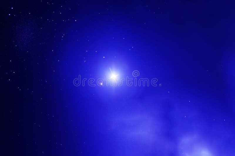 Blue Galaxy in Deep Space. Elements of this Image Were Furnished by ...