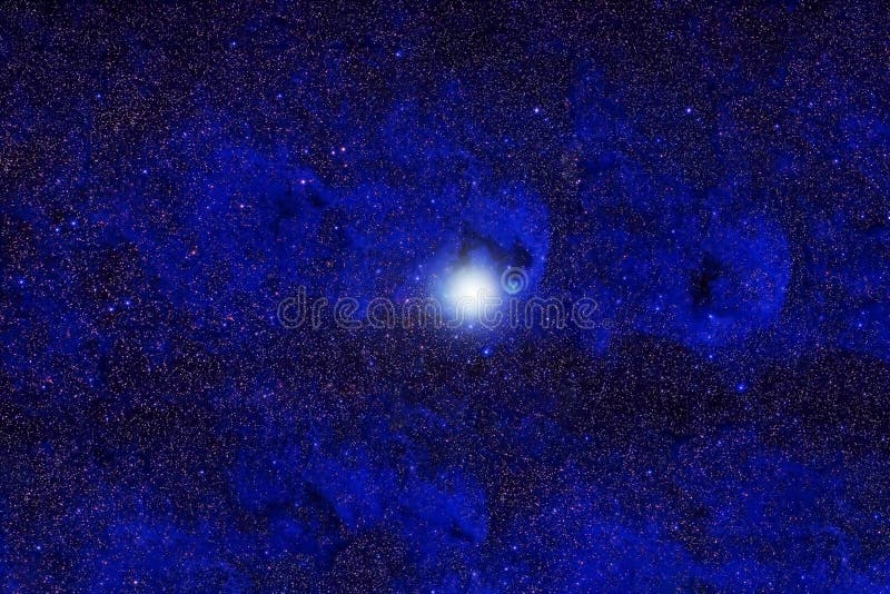 Blue Galaxy in Deep Space. Elements of this Image Were Furnished by ...