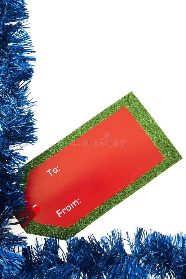 Blue Garland Border stock image. Image of decorate, season - 3751765