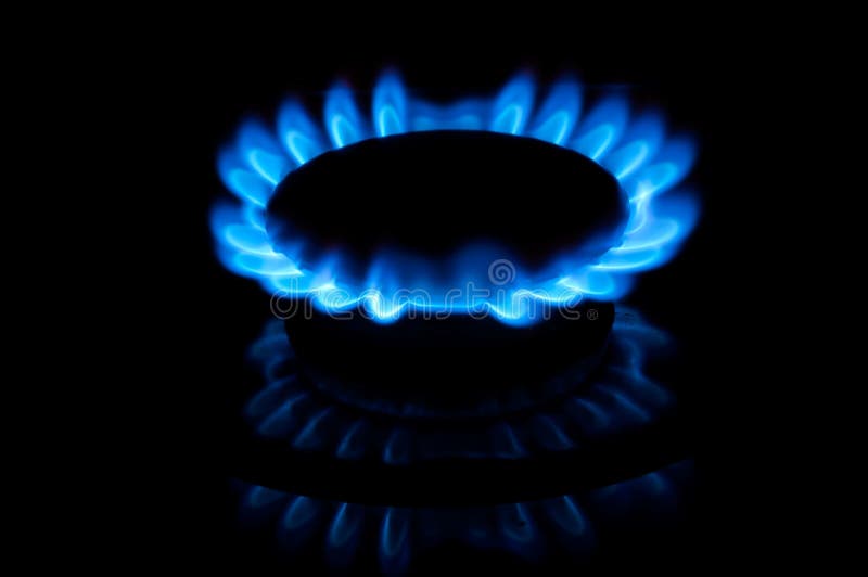 Blue gas flames stock image. Image of burn, methane, caution - 37209149